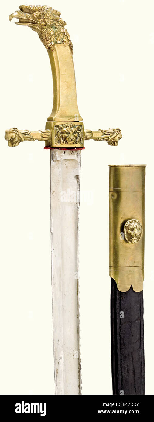 A sabre for a sapper of the Imperial Guard, of the 2nd Empire. Slightly ...