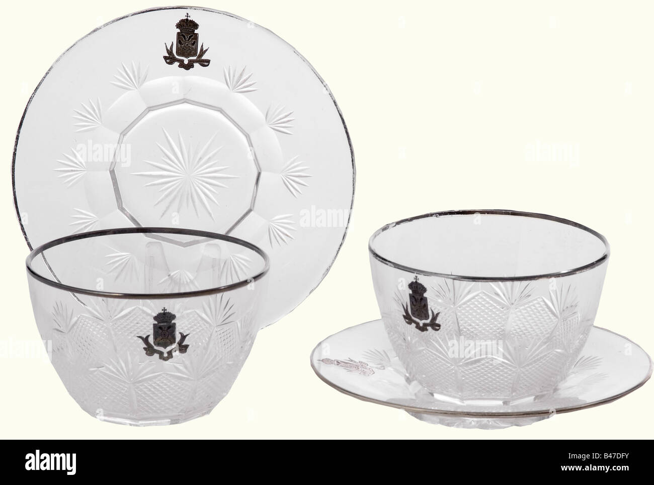 Serbia - a large collection of glassware., 51 pieces of dinner and ...
