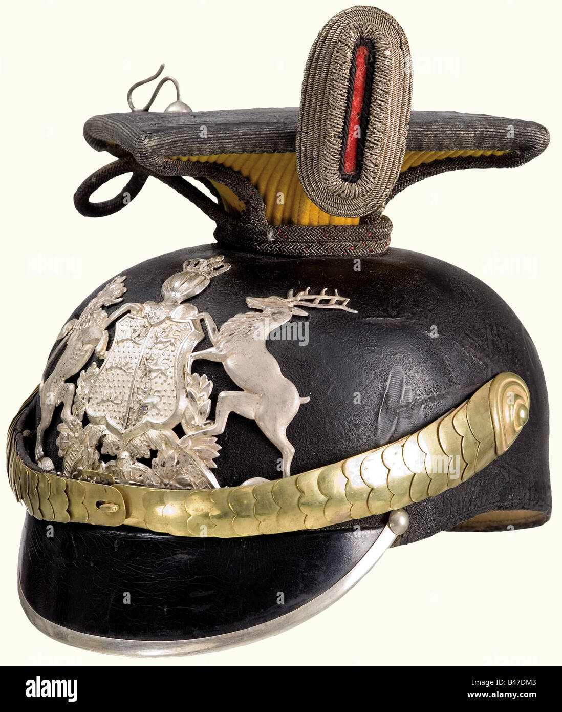 A czapka (lancer's cap) for officers, of the Uhlan Regiment König ...