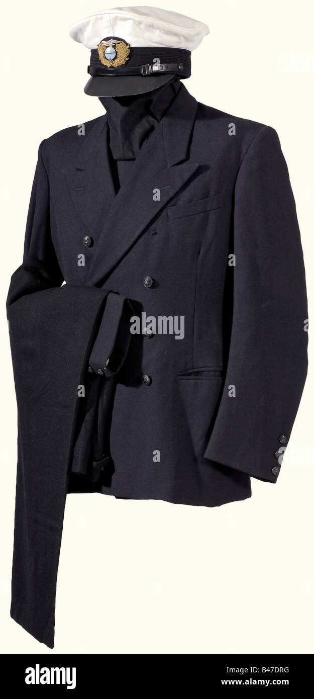 A walking-out uniform for Air Ship Crewmen, of the German Zeppelin ...