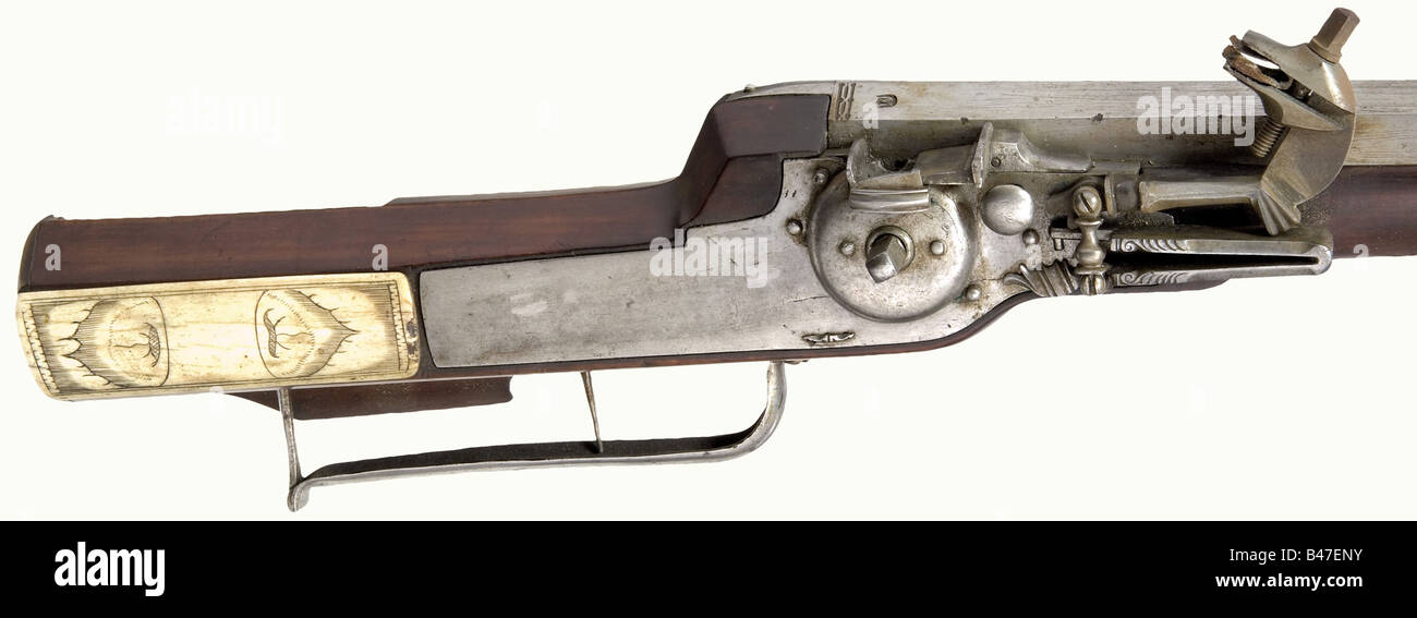 A wheellock musket, Germany, presumably Saxony, circa 1600. Heavy ...