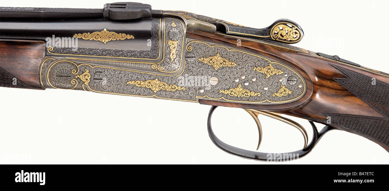 Side by side rifle ludwig borownik calibre hi-res stock photography and ...