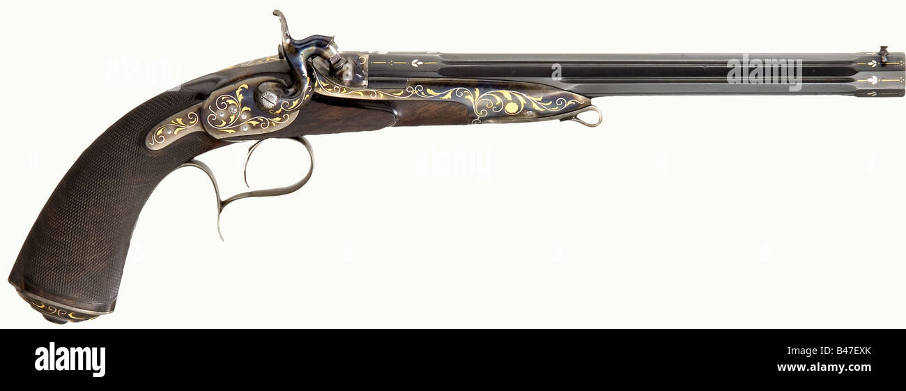 Breech loading pistol Cut Out Stock Images & Pictures - Alamy