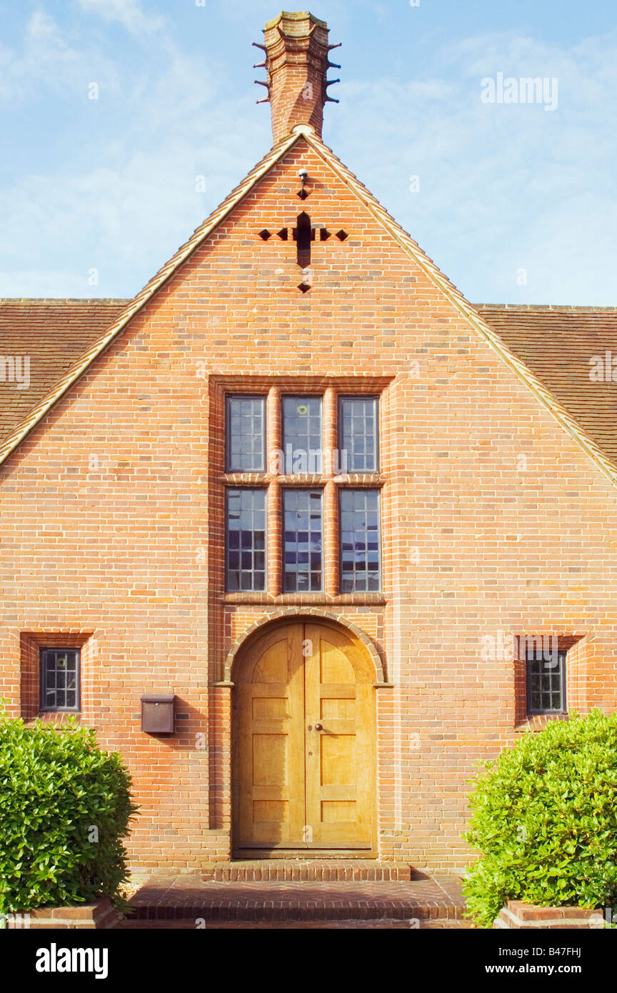Lutyens Brick Yard Office - Rear Entrance Stock Photo - Alamy