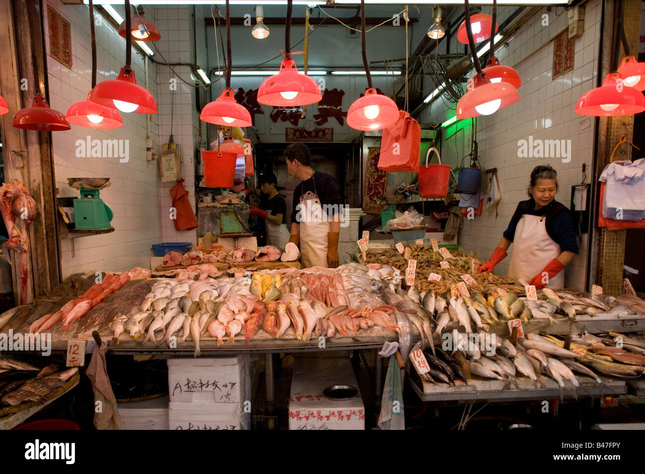 China fish market hi-res stock photography and images - Alamy