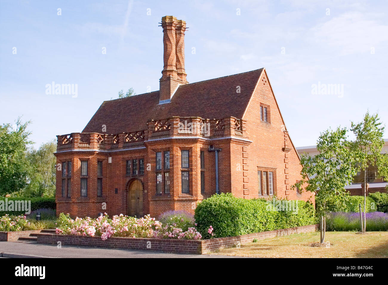 Lutyens Brick Yard Office Stock Photo - Alamy