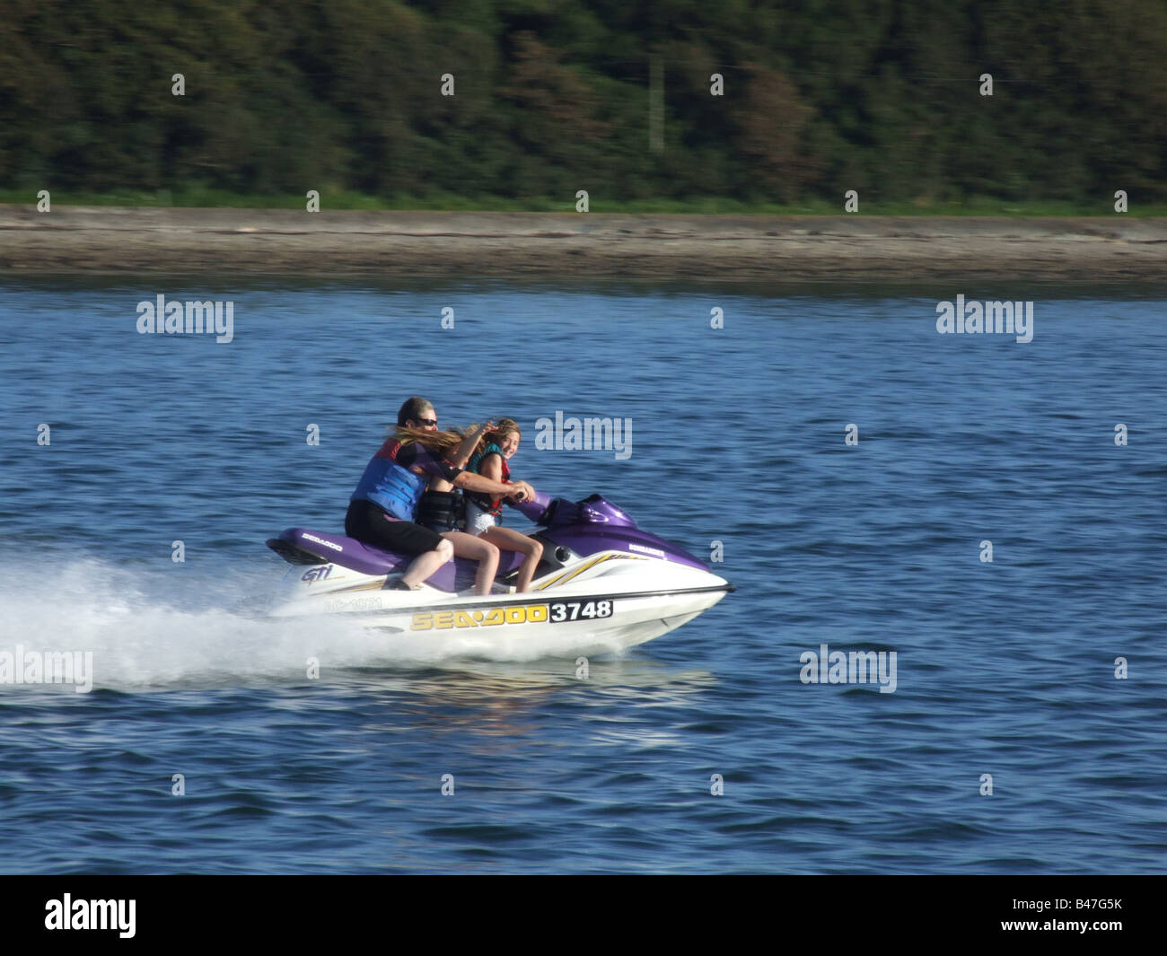 Family jetski uk hi-res stock photography and images - Alamy