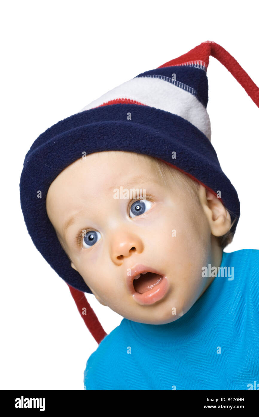 Baby face surprised studio hi-res stock photography and images - Alamy