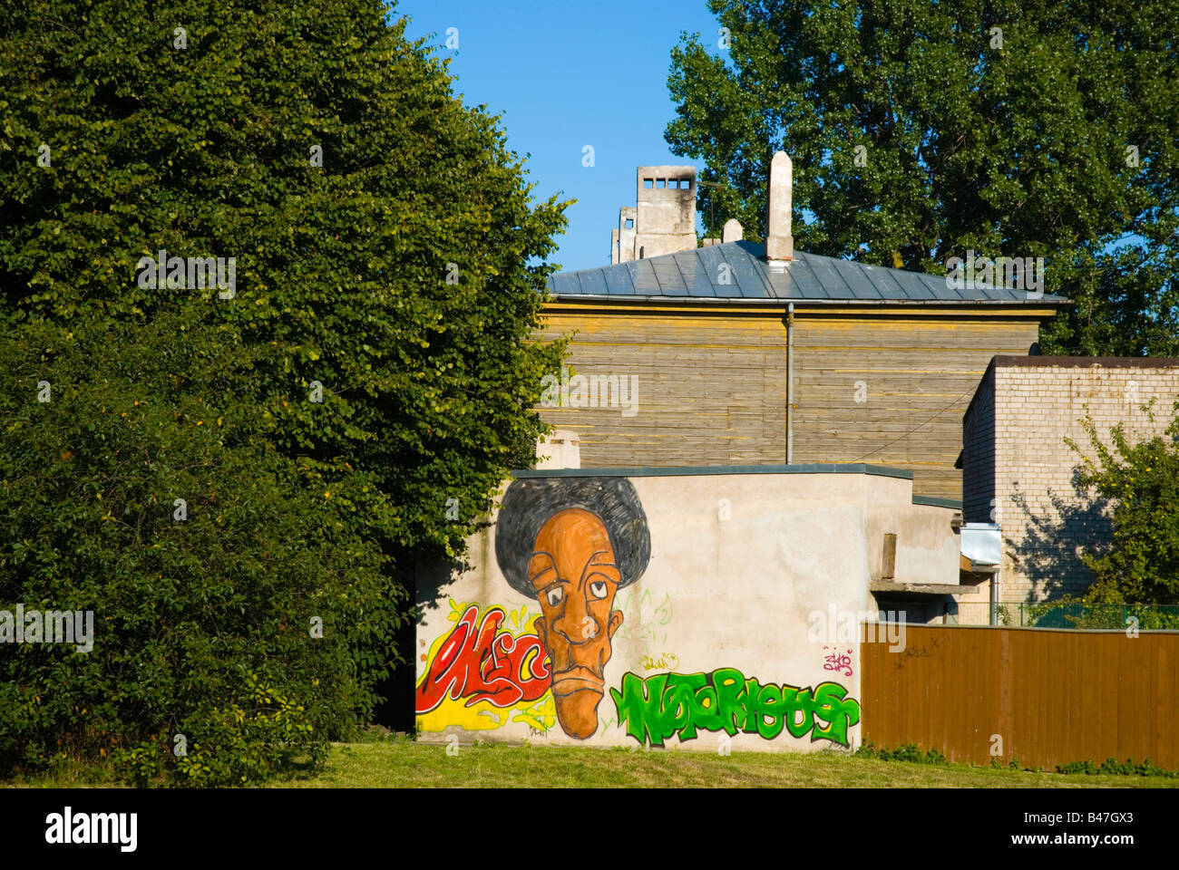 Lettland graffiti hi-res stock photography and images - Alamy