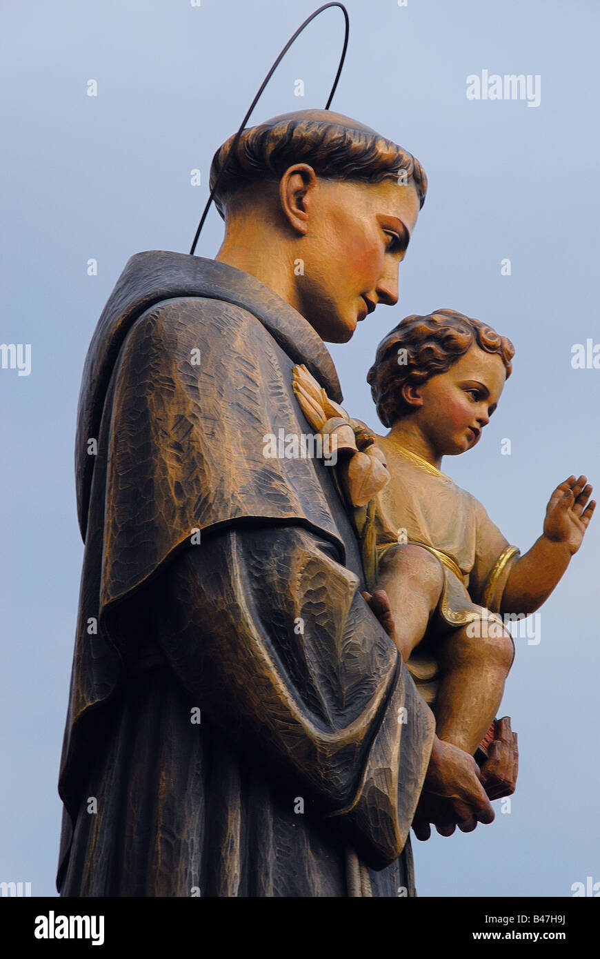 Padua,Italy,13 June 2008,feast of St.Anthony.The statue of the Saint is taken into procession ...