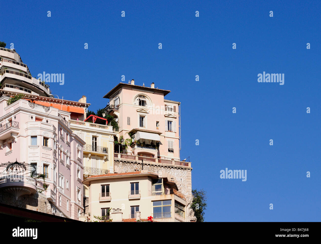 Monaco buildings in the hills, Monte Carlo. Picture by Patrick Steel ...