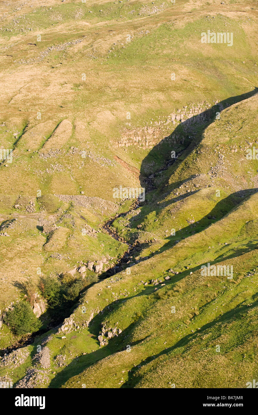 Limestone on fellside in Swaledale Taken from the Buttertubs Pass ...