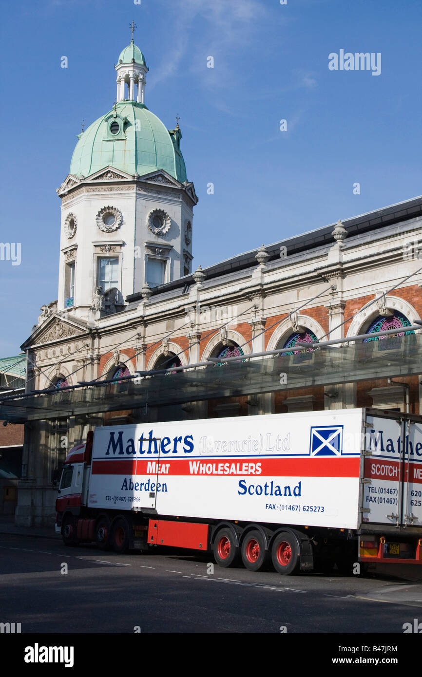 smithfield meat market building city of london england uk gb Stock ...