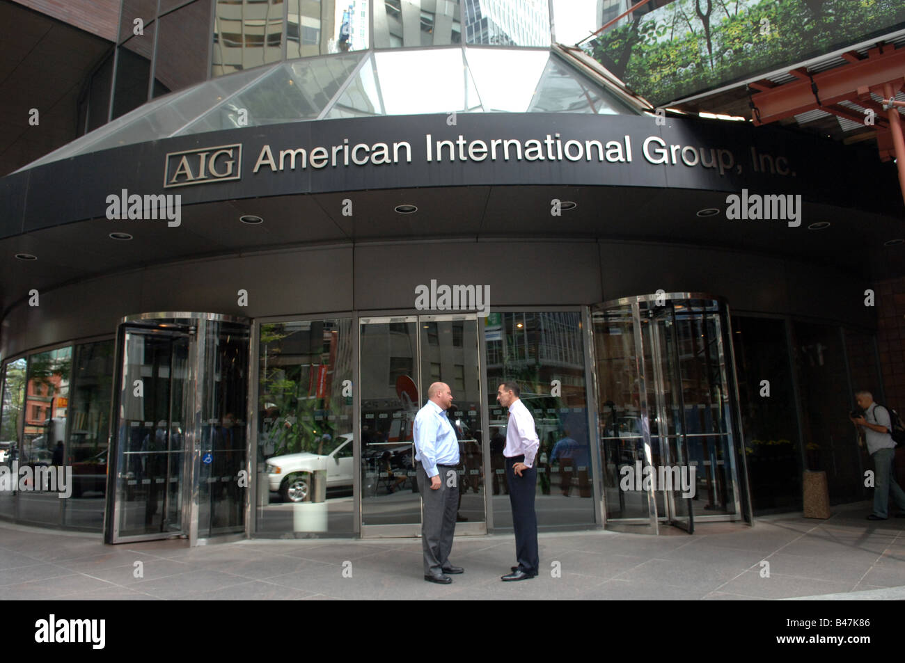 The insurance giant AIG offices in Lower Manhattan in New York Stock ... The insurance giant AIG offices in Lower Manhattan in New York Stock ...