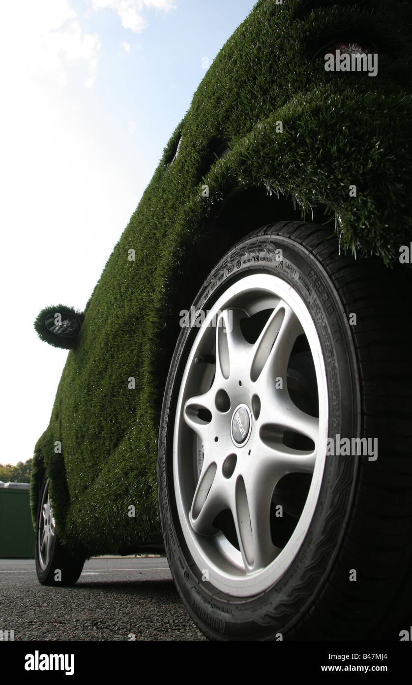 Car covered in artificial grass hi-res stock photography and images - Alamy