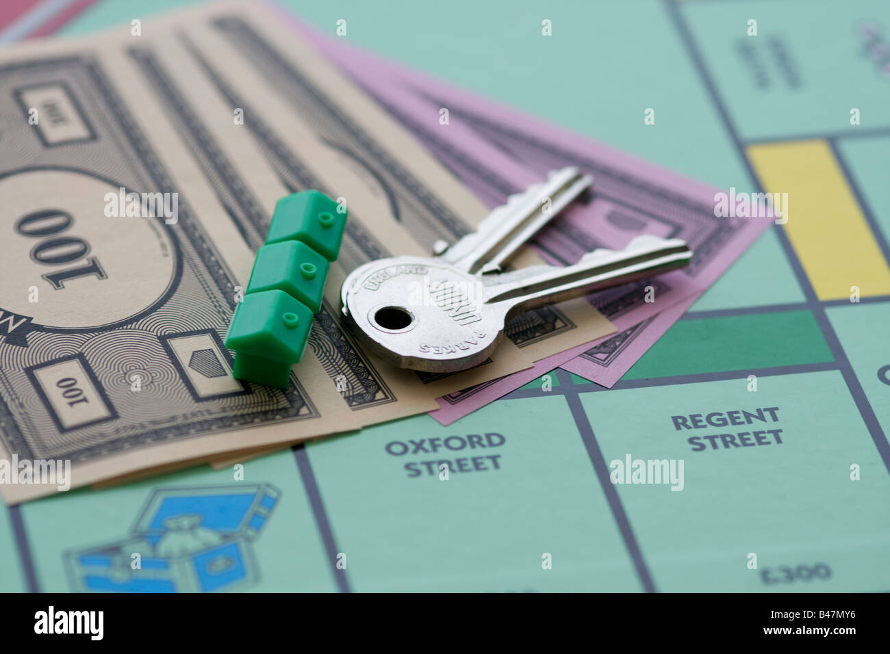 Monopoly token house hi-res stock photography and images - Alamy