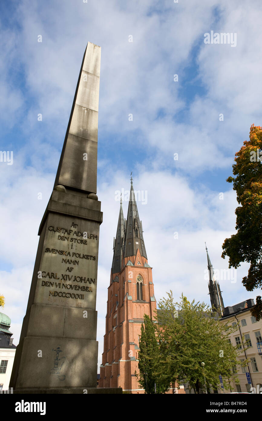 Uppsala domkyrka cathedral landmark hi-res stock photography and images ...