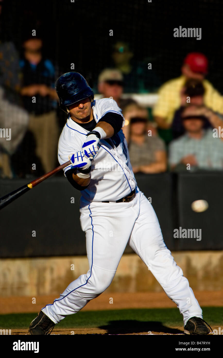 Baseball player at bat Stock Photo - Alamy
