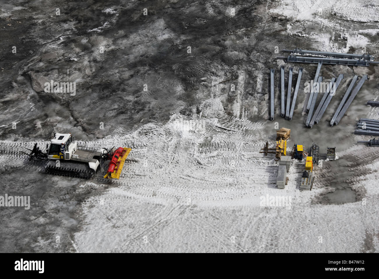 Snow crawler on glacier Stock Photo - Alamy