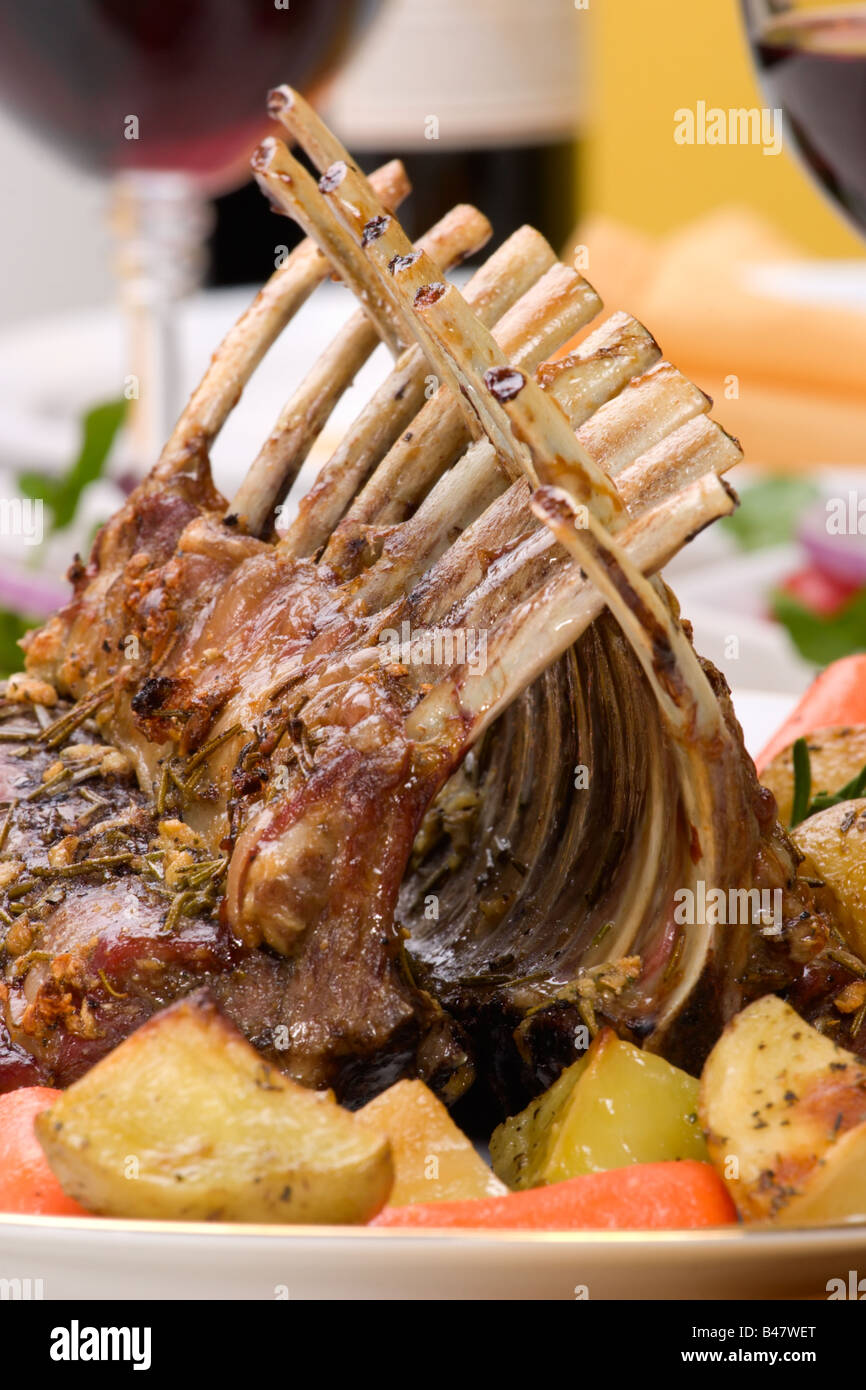 Rack of Lamb Stock Photo - Alamy