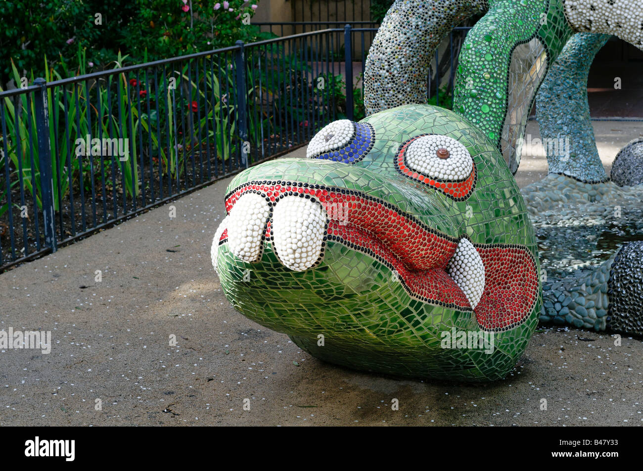Nikigator sculpture by artist Niki de Saint Phalle at Balboa Park San ...