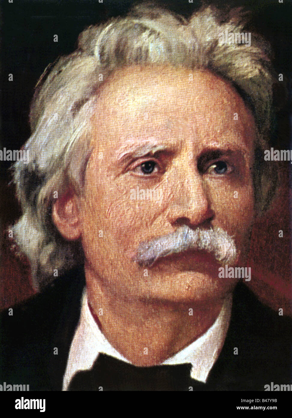 Grieg, Edvard, 15.6.1843 - 4.9.1907, Norwegian composer, portrait ...