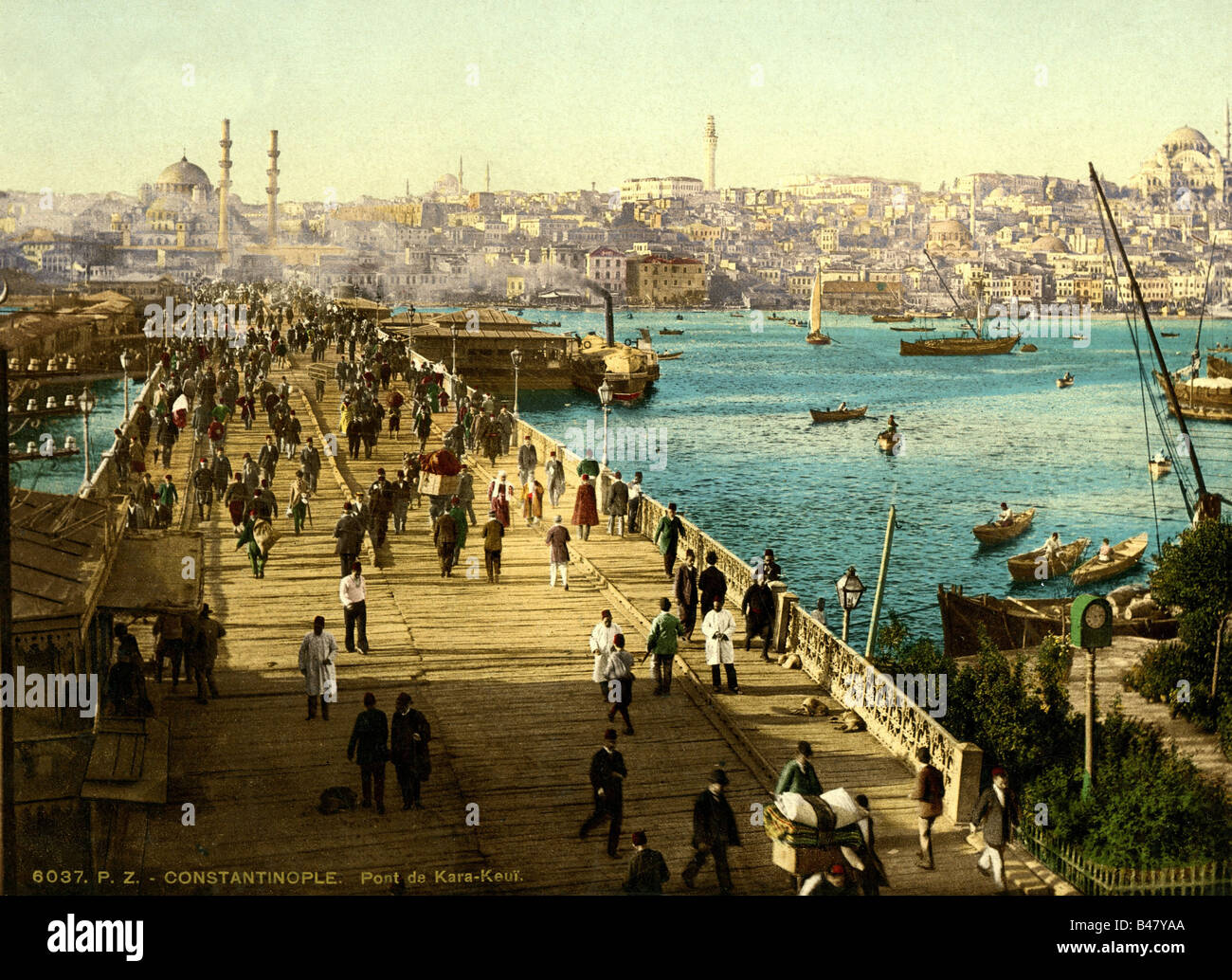 geography / travel, Turkey, Istanbul, harbour, Golden Horn, old harbour ...