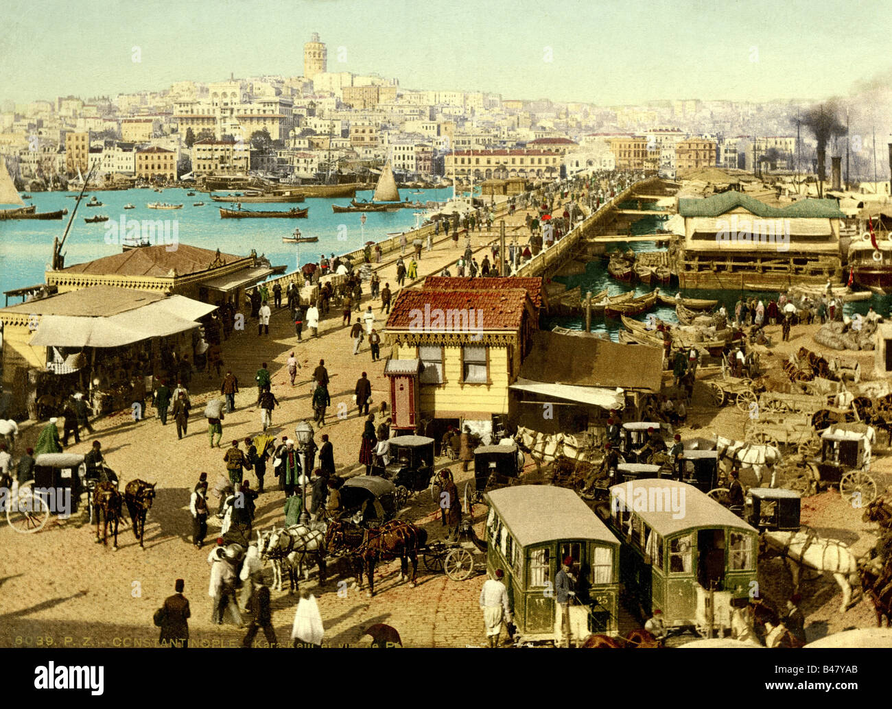 geography / travel, Turkey, Istanbul, harbour, Golden Horn, old harbour ...