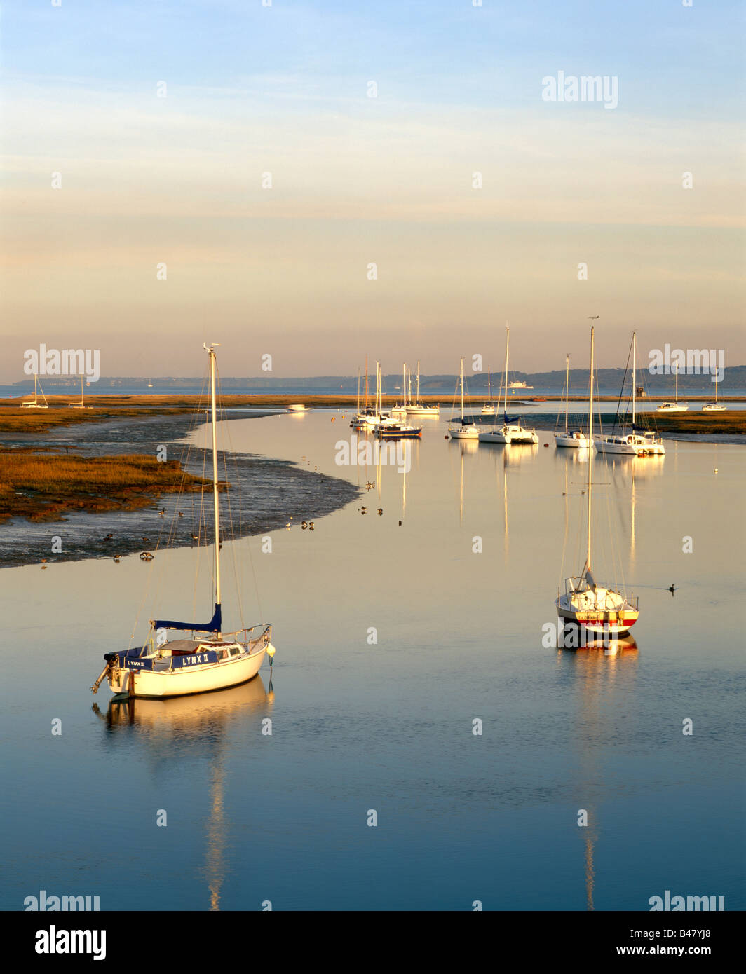 Keyhaven Marshes Hampshire Stock Photo - Alamy
