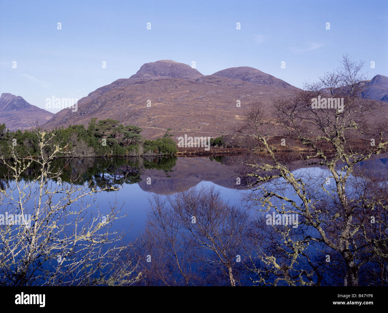 dh CUL BEAG WESTER ROSS CROMARTY Mountain trees scotland northern ...