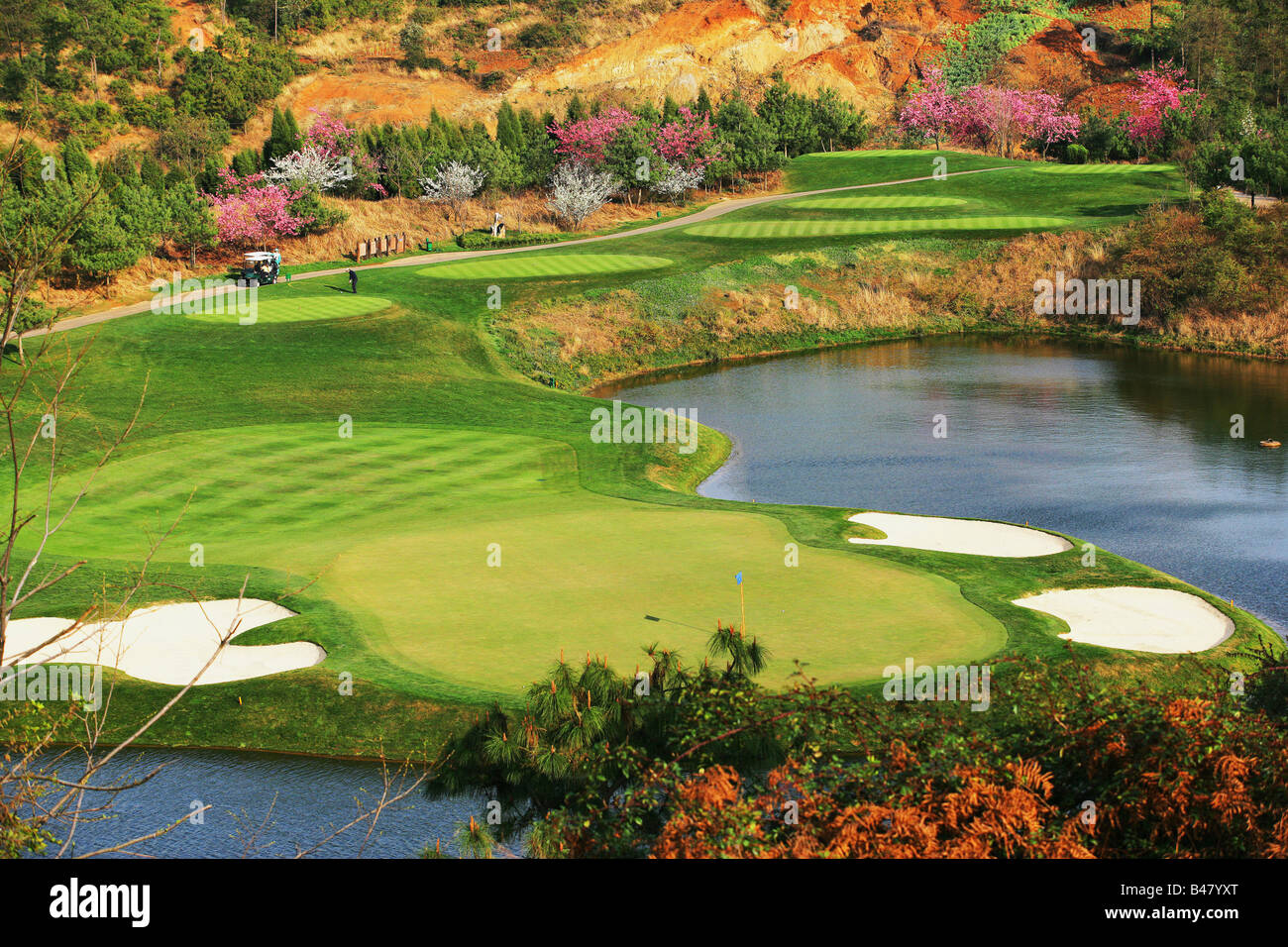 Golf Course View Stock Photo - Alamy