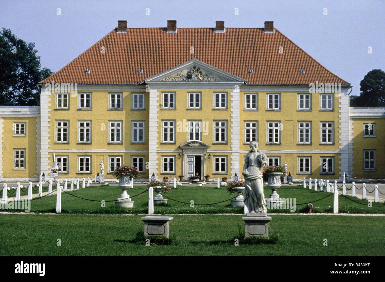 architecture, castles, Germany, Schleswig-Holstein, castle, estate "Gut ...