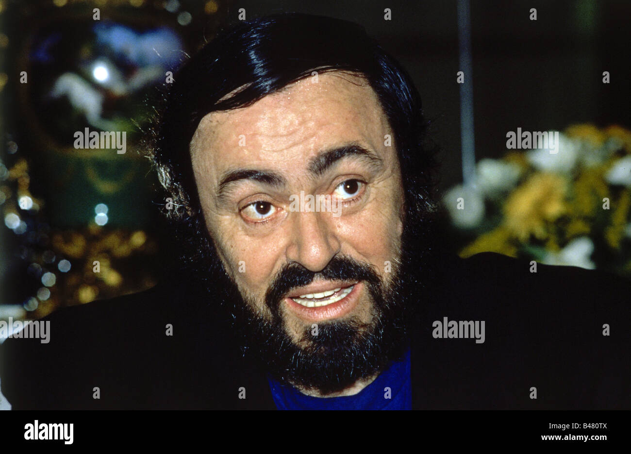 Pavarotti luciano 12 10 1935 6 9 2007 italian hi-res stock photography ...