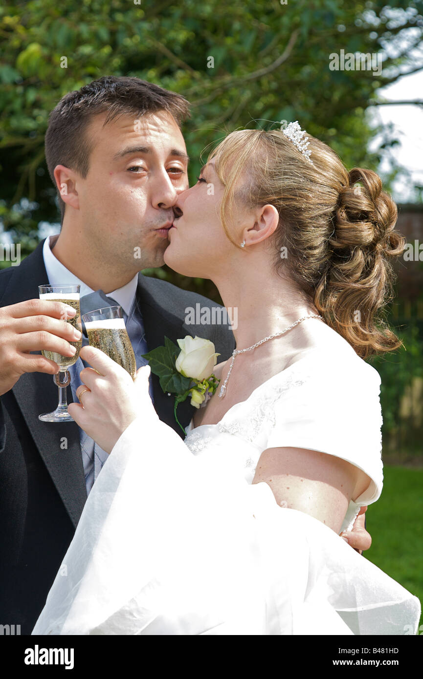 A wedding couple Stock Photo - Alamy
