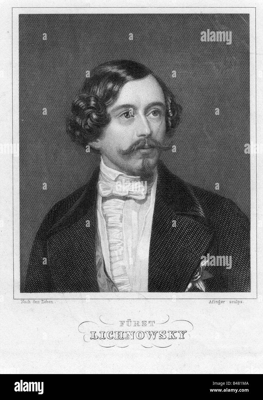 Lichnowsky, Felix Prince, 5.4.1814 -19.9.1848, German politician ...