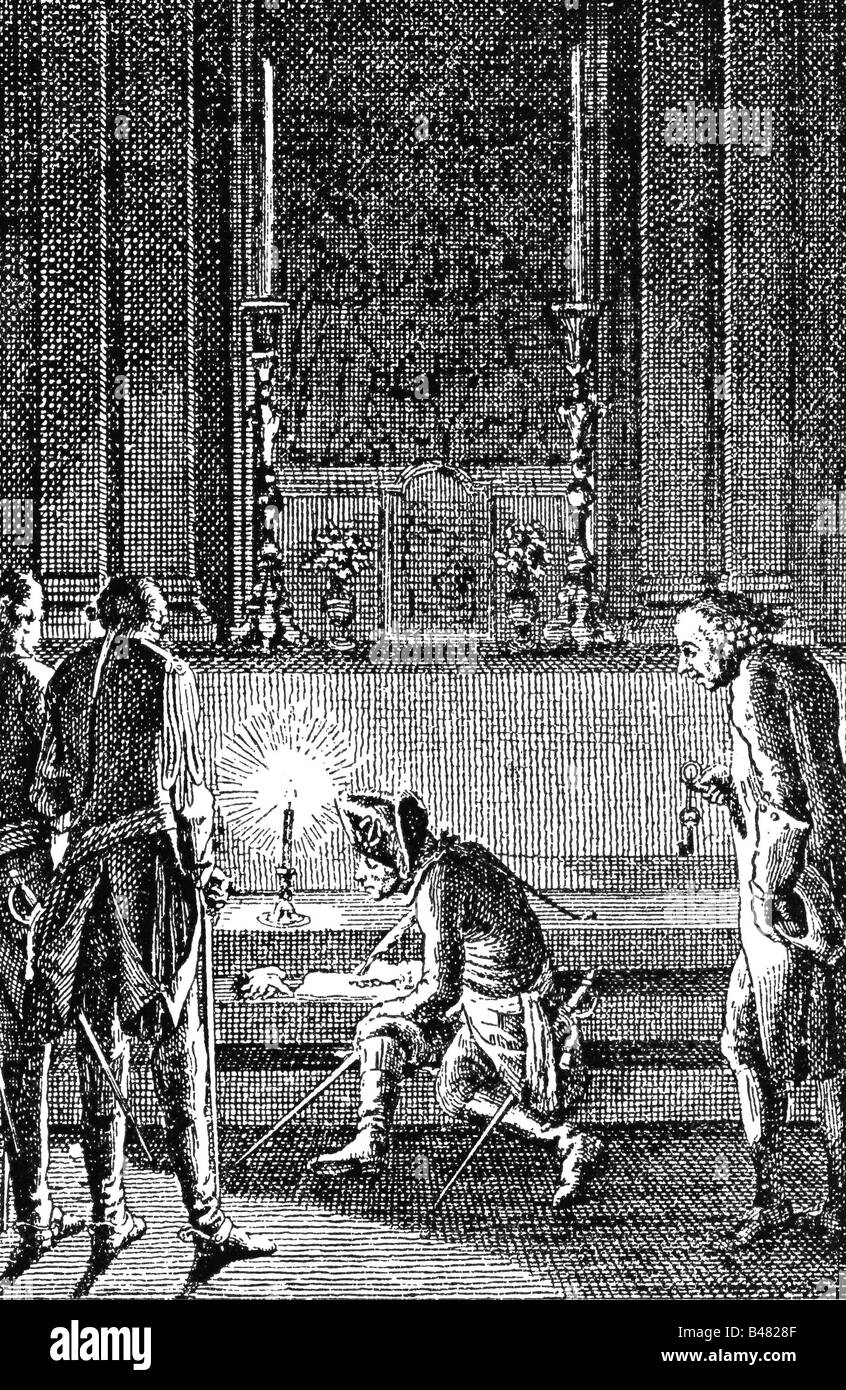 Frederick II "the Great", 24.1.1712 - 17.6.1786, King of Prussia 31.5. ...