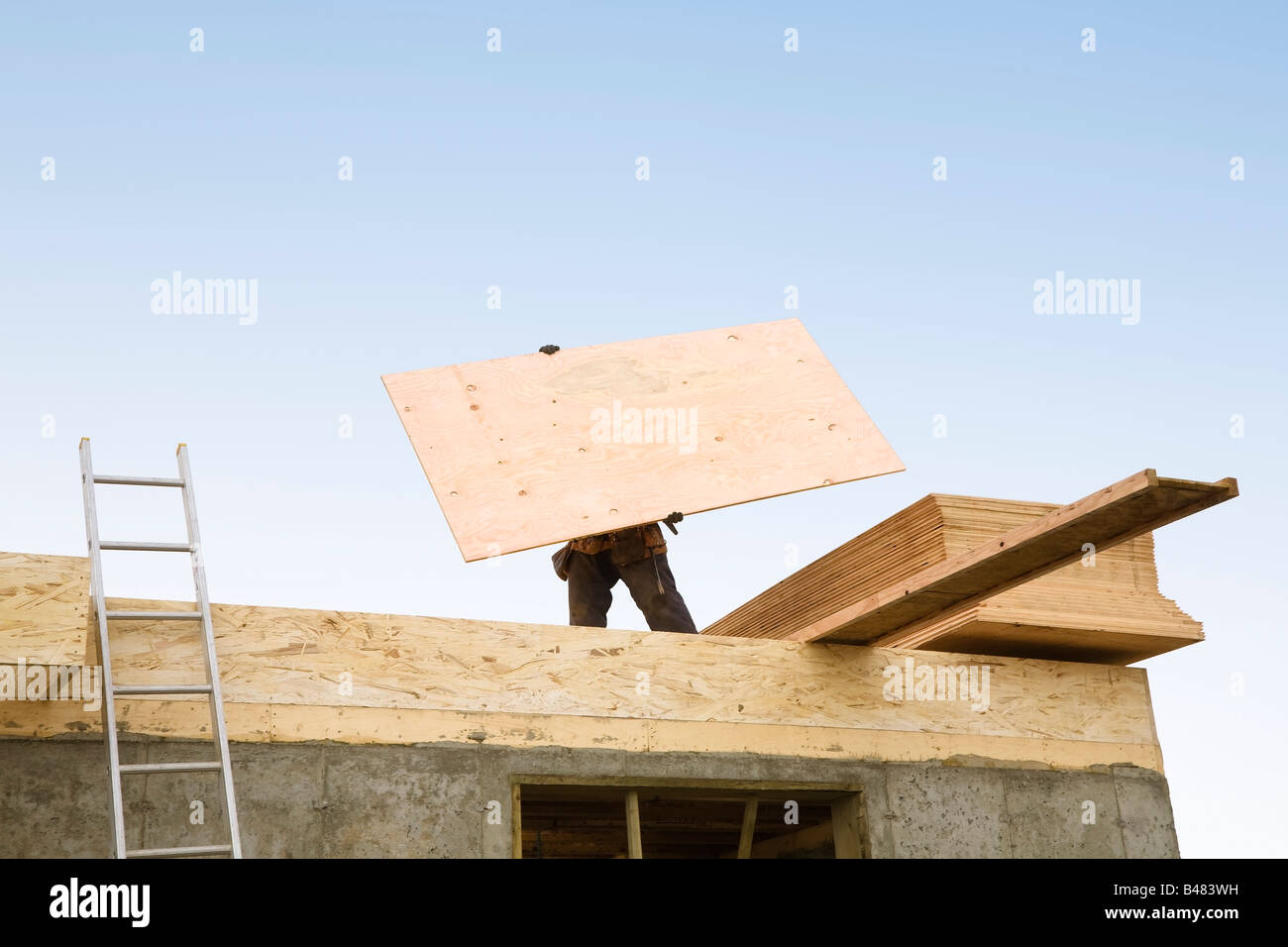 Worker Carrying Lumber High Resolution Stock Photography and Images - Alamy