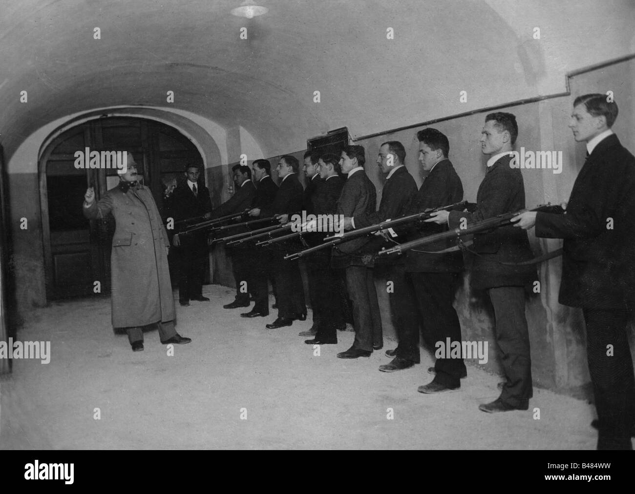 events, First World War / WWI, outbreak of the war, Austria ...