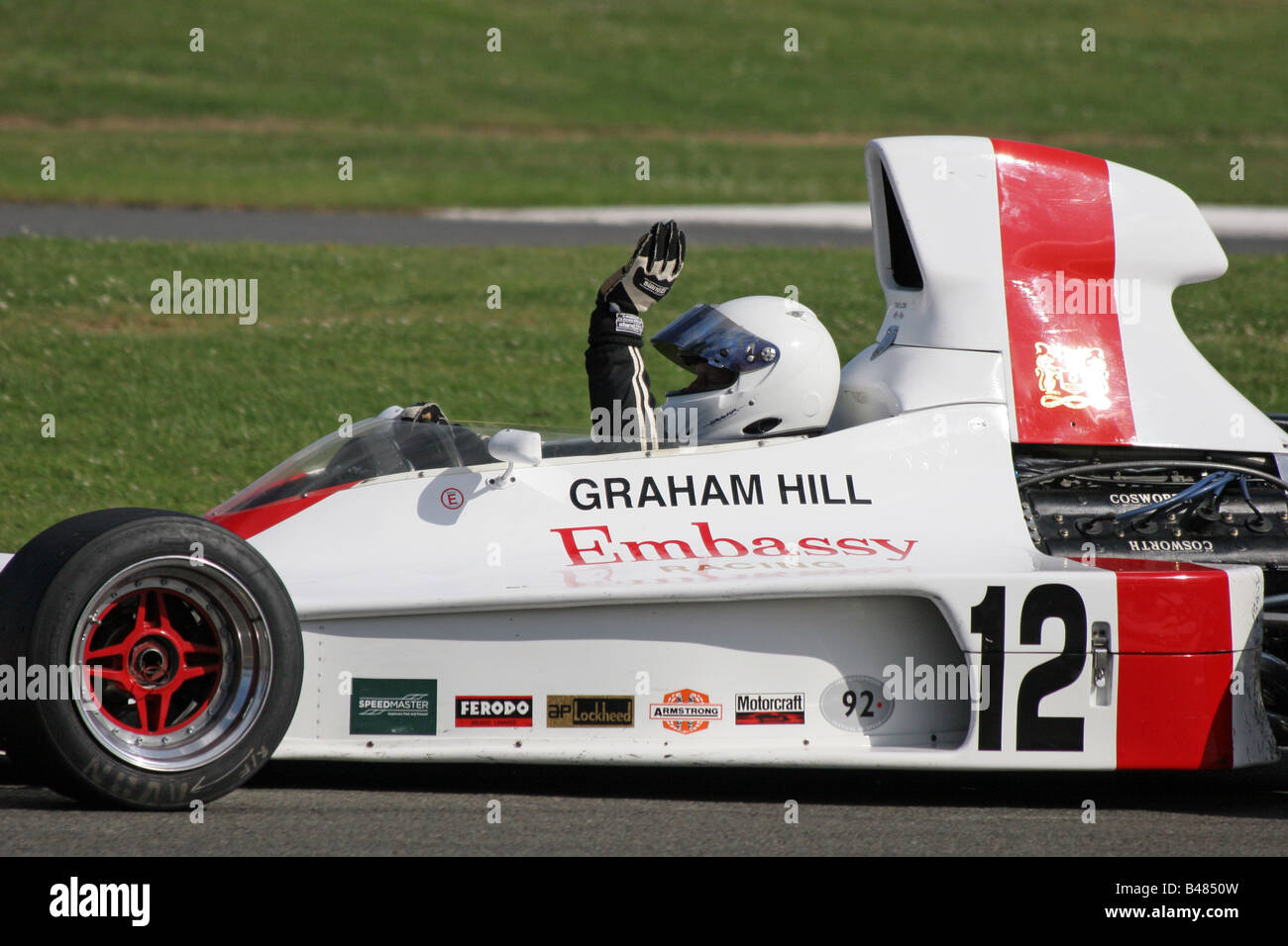 White racing car hi-res stock photography and images - Alamy
