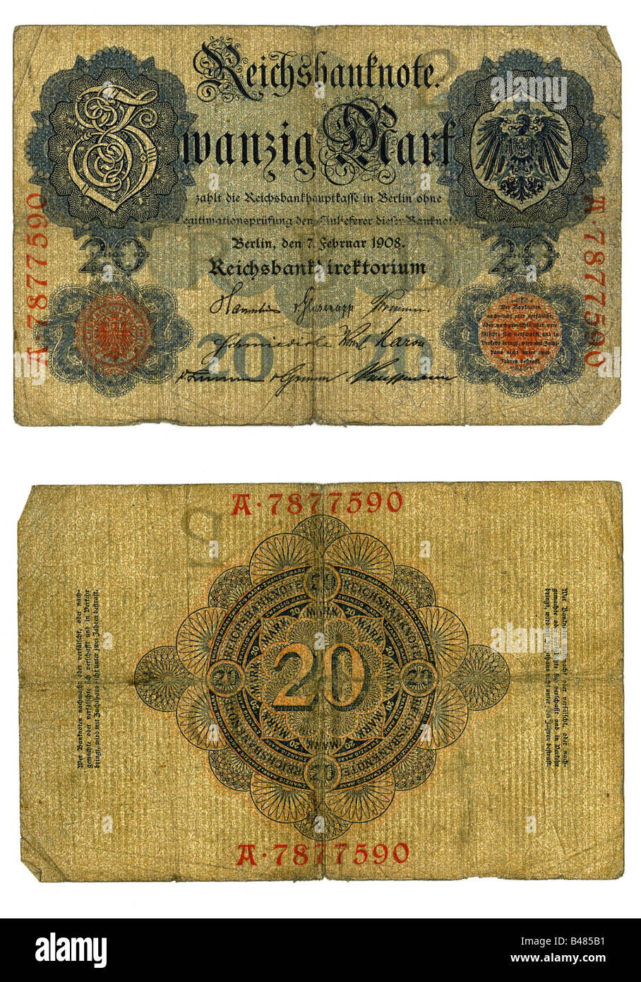 20 mark banknote Cut Out Stock Images & Pictures - Alamy