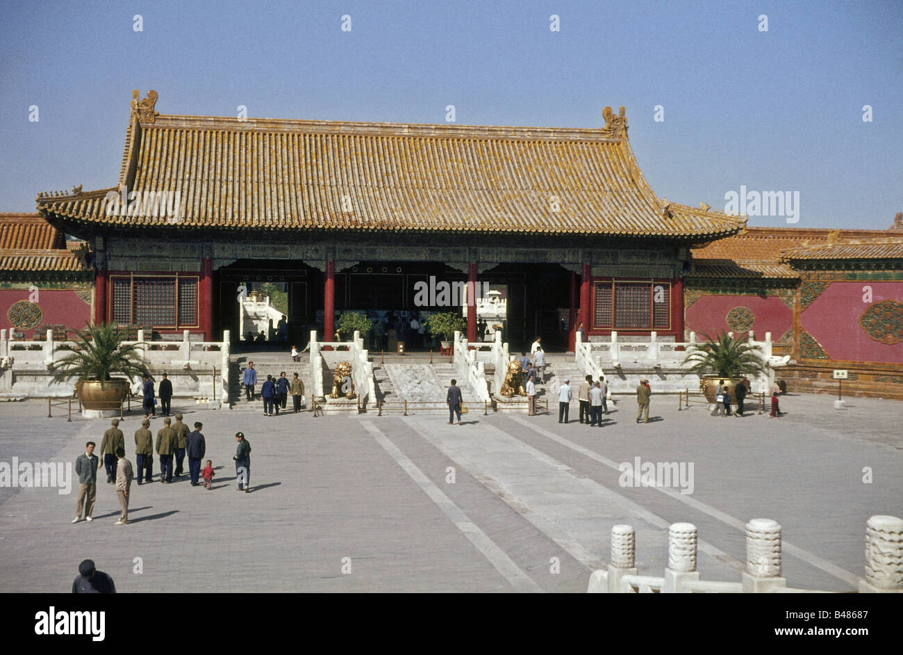 geography / travel, China, Beijing, Imperial palace, exterior view ...