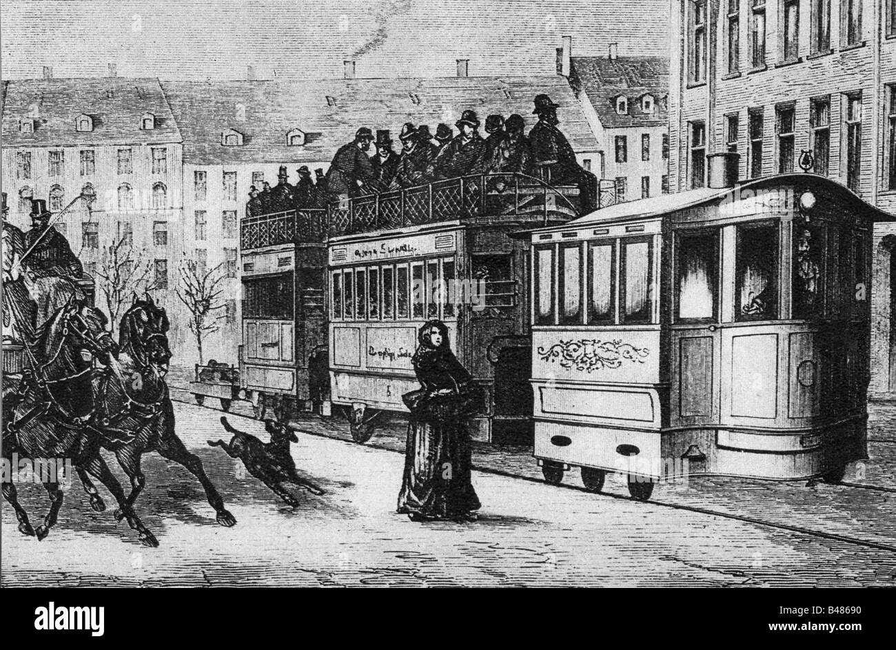 Steam tram berlin hi-res stock photography and images - Alamy