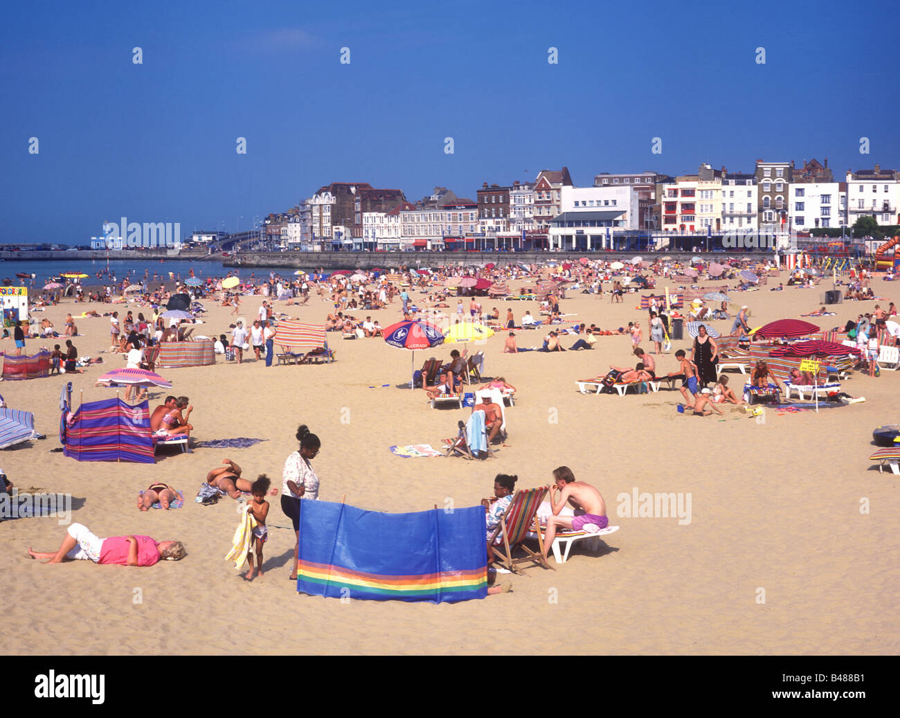 View of Margate beach Stock Photo - Alamy