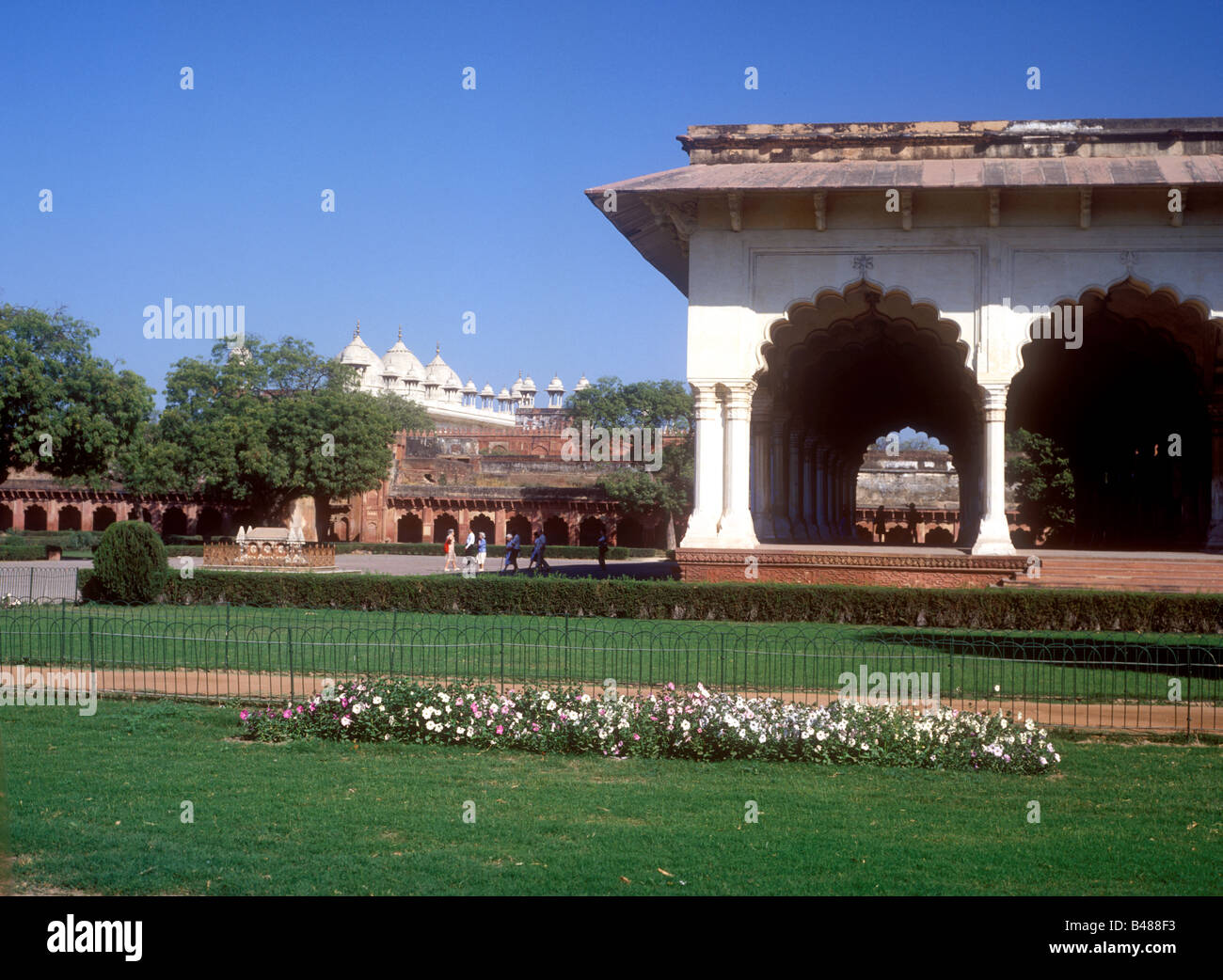 The Agra Fort built by Akbar Stock Photo - Alamy