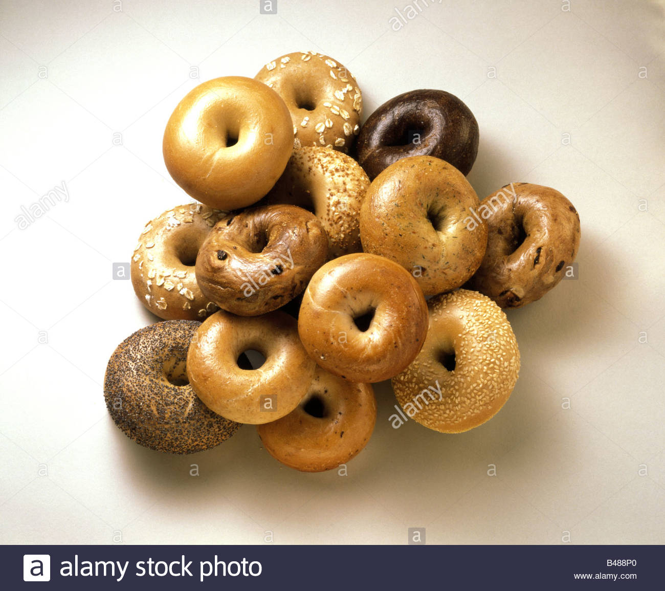 Assorted Bagels Stock Photo, Royalty Free Image: 19851496 - Alamy