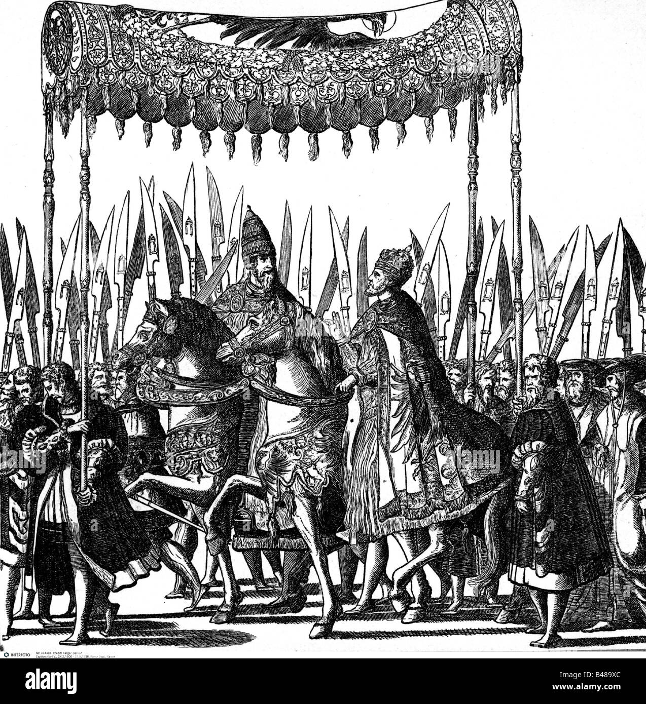 Charles v holy roman emperor coronation hi-res stock photography and ...