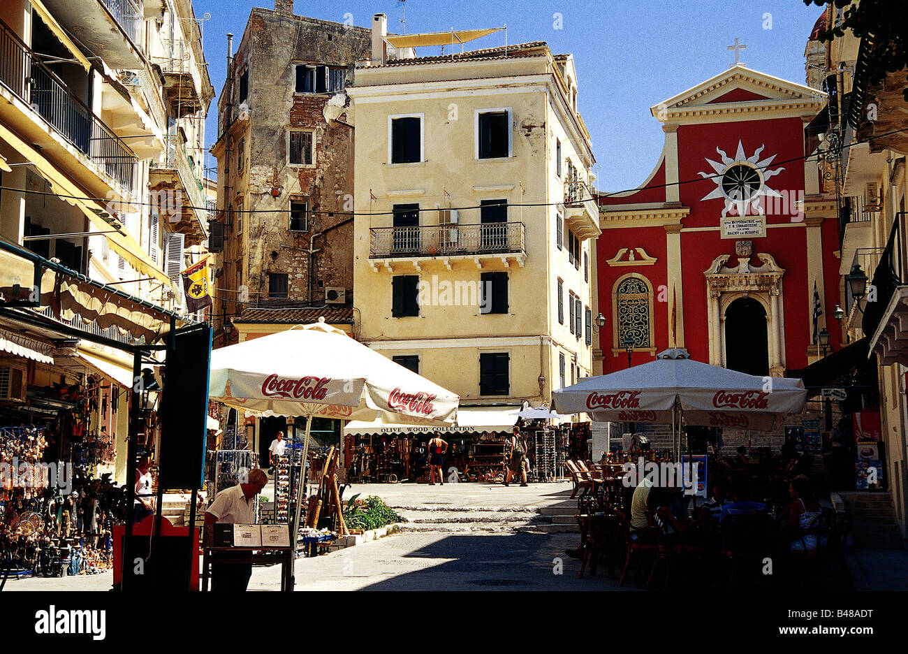 geography / travel, Greece, island Corfu, Kerkira, churches, church ...