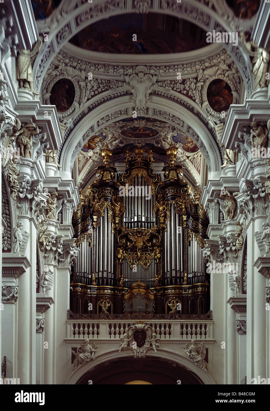 geography / travel, Germany, Bavaria, Passau, churches, St. Stephan`s ...