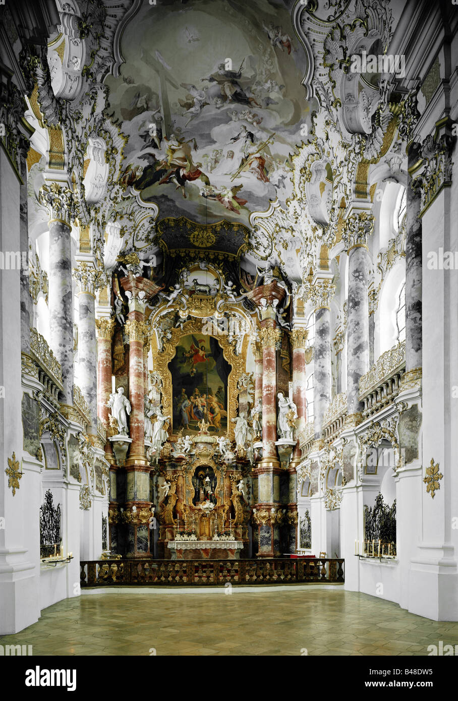 Built 1745 1754 after plan by bapist zimmermann dominikus zimmermann hi ...