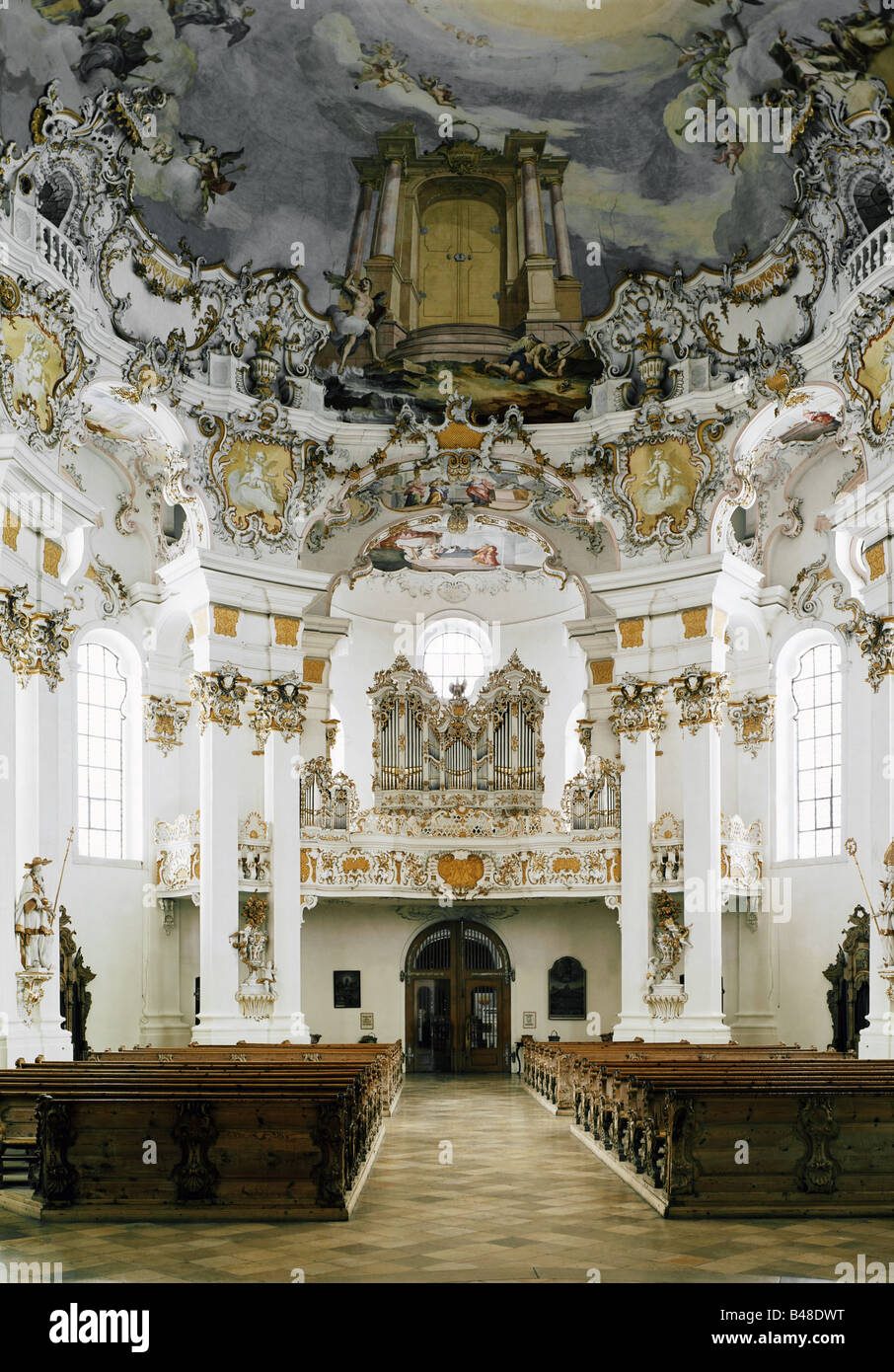 architecture, churches and convents, Germany, Bavaria, pilgrimage ...